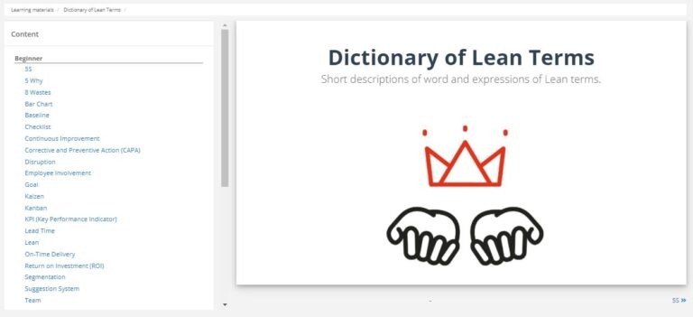 Turn experiences into learning with DigiLEAN Learning Center