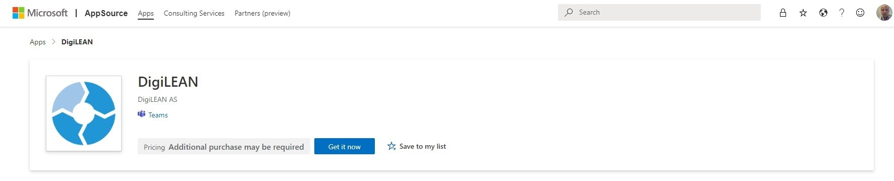 DigiLEAN available in Microsoft AppSource – DigiLEAN